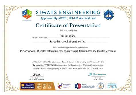 Machinelearning Pythonprogramming Icrtcce Parasa Sirisha