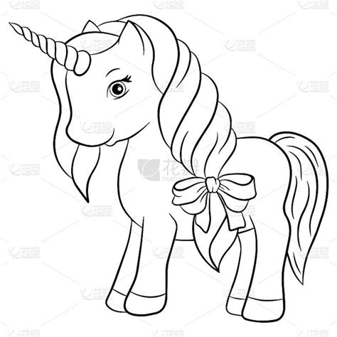 可爱的独角兽。