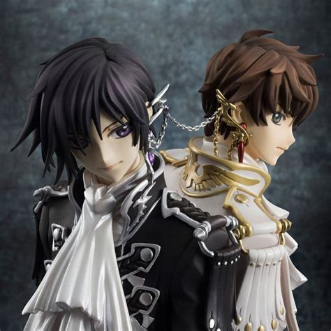 Code Geass Figurines Lelouch Et Suzaku Clamp Works Version Megahouse