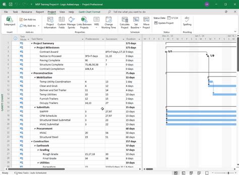 Using Auto Filter To Track Schedule Health In Microsoft Project Taradigm