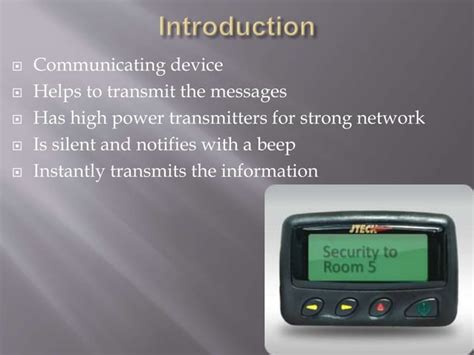 Paging System PPTX Technology Computing