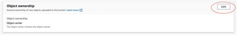 Enforcing Ownership Of Amazon S3 Objects In A Multi Account Environment