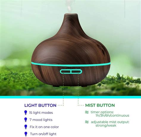Ultimate Aromatherapy Diffuser And Essential Oil Set 300ml Ultrasonic Diffuser With Top 10