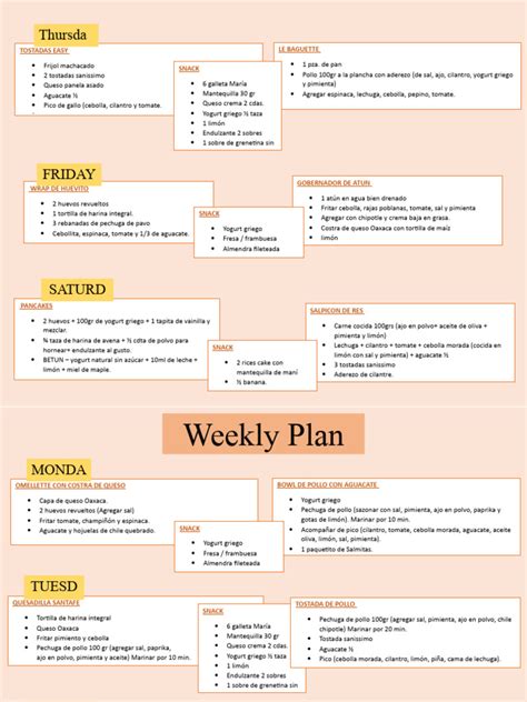Plan De Alimentacion Pdf
