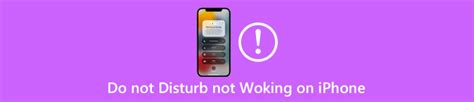 3 Solutions To Fix Iphone Dnd Not Working Situation