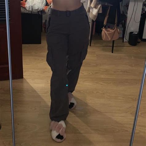 Cargo Pants High Waist Cargos Seen On A Size But Depop