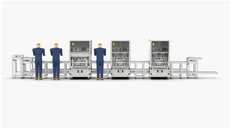 Semi Automatic Lamination Assembly Line 3d Model Turbosquid 2008628