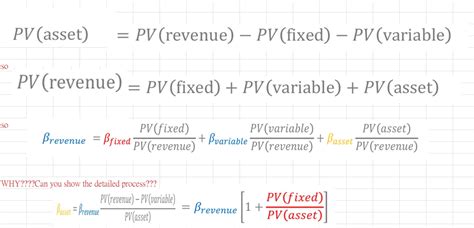Solved Pv ﻿asset Pv ﻿revenue Pv ﻿fixed Pv