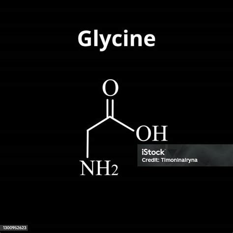 아미노산 글리신 글리신의 화학 분자 포뮬러는 아미노산입니다 격리된 배경의 벡터 그림 건강관리와 의술에 대한 스톡 벡터 아트 및 기타 이미지 건강관리와 의술 과학 교육