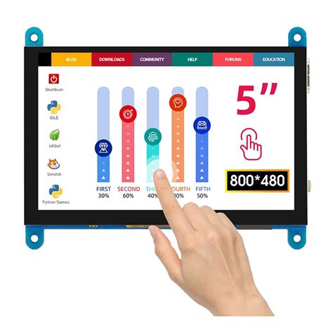 Elecrow RC Inch X Capacitive Touch LCD Display For Raspberry Pi PC SONY PS