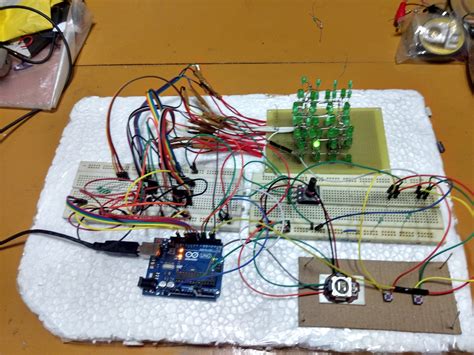 4x4x4 3d led cube 7 steps instructables