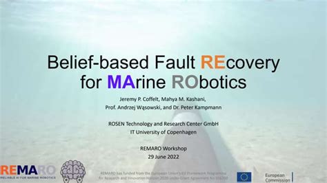 Belief Based Fault Recovery For Marine Robotics Ppt