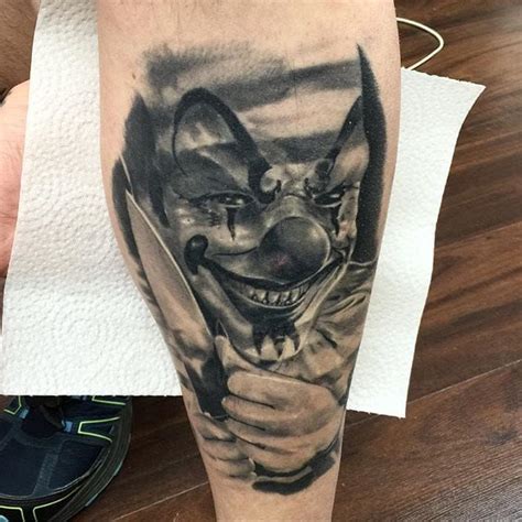 Gangster Clown Tattoo