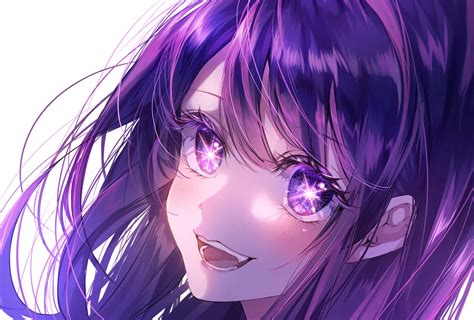 Glowing Purple Eyes Anime