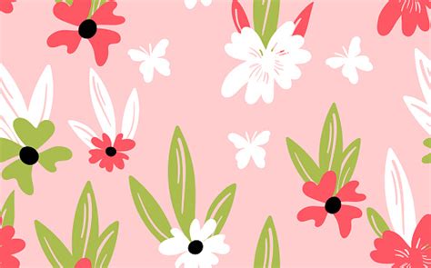 전통적인 민속 예술 장식을 기반으로 매끄러운 꽃 무늬 컬러 배경에 화려한 꽃 스칸디나비아 스타일 스웨덴 북유럽 스타일 벡터