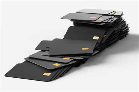 흰색 배경에 검은색 신용 카드 더미를 클로즈업합니다 3d 렌더링 그림입니다 이체에 대한 스톡 사진 및 기타 이미지 이체 추상적인 0명 Istock