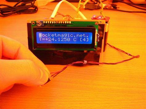 Atmega8 And Ds18b20 Digital Temperature Sensor Pocketmagic