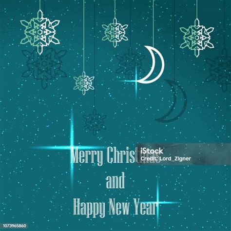 기쁜 성 탄과 행복 한 새 해 엽서입니다 벡터 일러스트 레이 션 0명에 대한 스톡 벡터 아트 및 기타 이미지 0명 공휴일 눈 냉동상태의 물 Istock