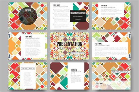 9 템플릿 세트 프레젠테이션 슬라이드 실중량을 디자인식 유색 0명에 대한 스톡 벡터 아트 및 기타 이미지 0명 개념 개념과 주제 Istock