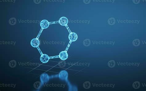 The Molecular Structure Of The Blue Lines 3d Rendering 27809605 Stock