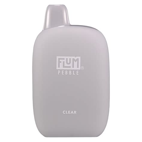 Flum Pebble Clear Disposable Vape 6000 Puffs Delivered In As Fast As