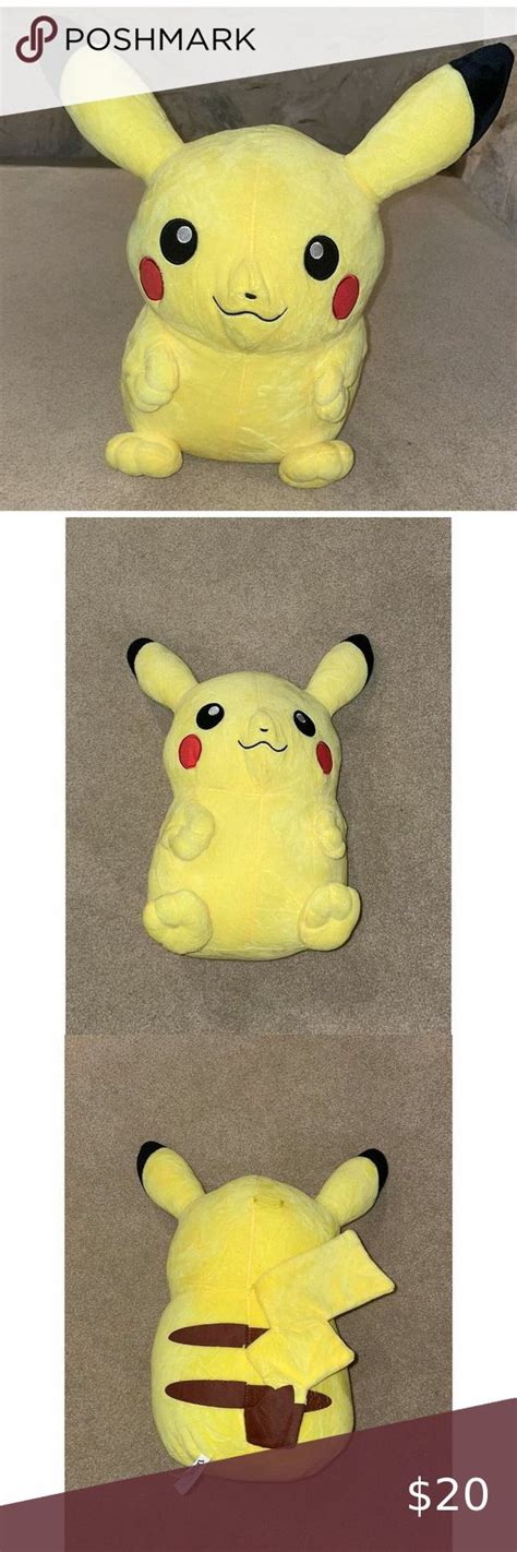 Toy Factory Pikachu 18 Inch Plush Pokemon Toy Official Nintendo 2015 Pokemon Toy Pikachu