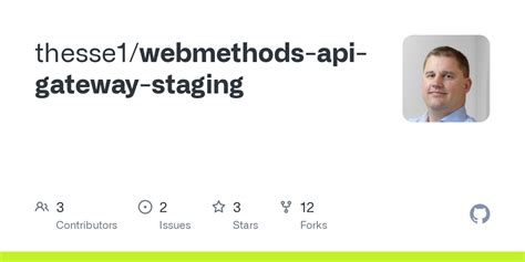 GitHub Thesse Webmethods Api Gateway Staging
