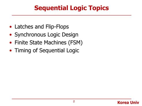 PPT Lecture Sequential Logic PowerPoint Presentation Free Download ID