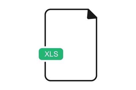Excel Document File Format Outline Transparent Xls File