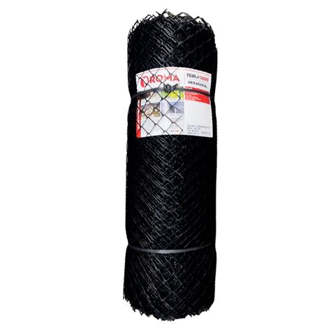 Tela De Proteção Para Galinheiro 150x50m G2m35 Preta Roma Ref 9705