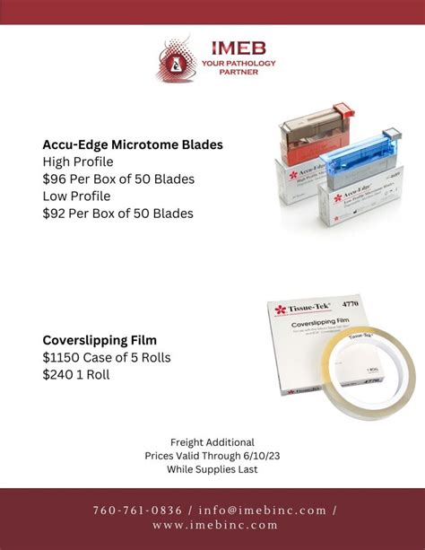 New Sakura Accu Edge Microtome Blades And Coverslipping Film Special