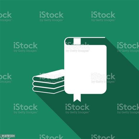 책 아이콘 긴 그림자와 격리입니다 평면 디자인입니다 벡터 일러스트 레이 션 공부에 대한 스톡 벡터 아트 및 기타 이미지 공부 교과서 교육 Istock