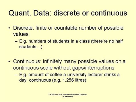 Quantitative Analysis Basics Sebastian M Rasinger Quantitative Research