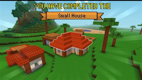 Building Small House 🏠 In Minecraft 3 Block Craft 🔥 Youtube