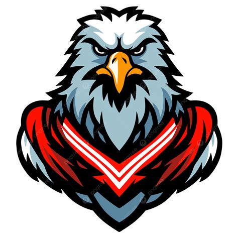 Adorable Hawk Mascot Logo Illustration Vector Eagle Hawk Mascot Png