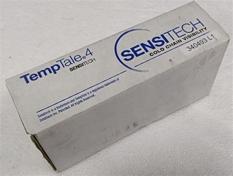 Sensitech Temptale 4 Temperature Monitor 304493 L1 10 Pcs Electro Extreme