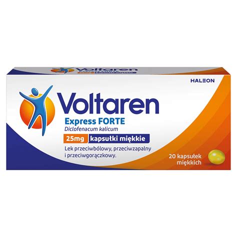 Voltaren Express Forte 25 Mg Kapsułki Miękkie 20 Szt Skład Cena