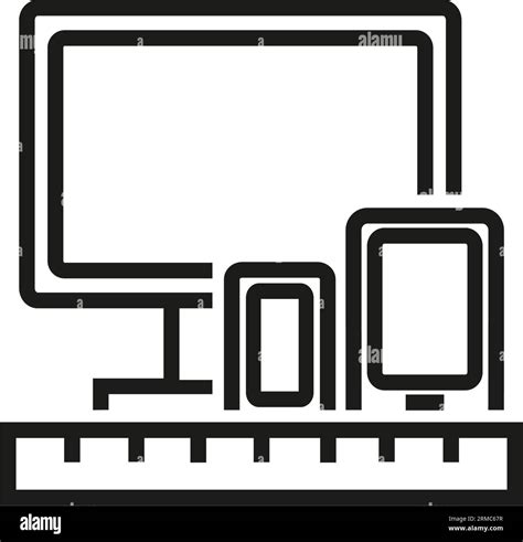 Adaptive Design Vector Icon Stock Vector Image And Art Alamy