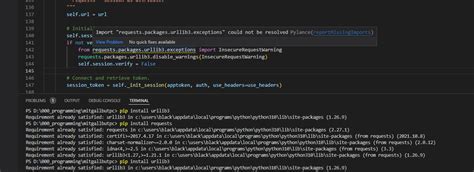 Python Unable To Make Requestspackagesurllib3 Work Stack Overflow
