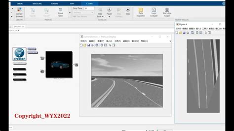 Lane Recognition Algorithm And Tracking Control Based On Prescan Youtube
