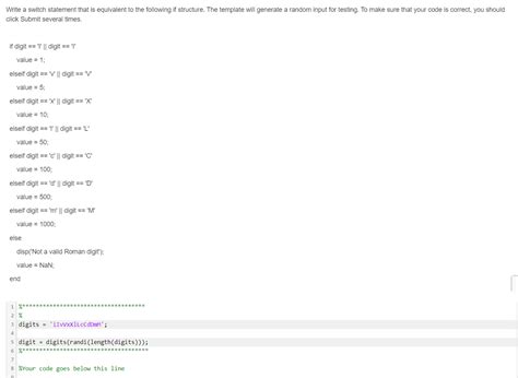 Solved Write A Switch Statement That Is Equivalent To The Chegg Com