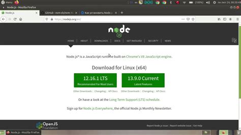 001 node js установка node js crash course youtube
