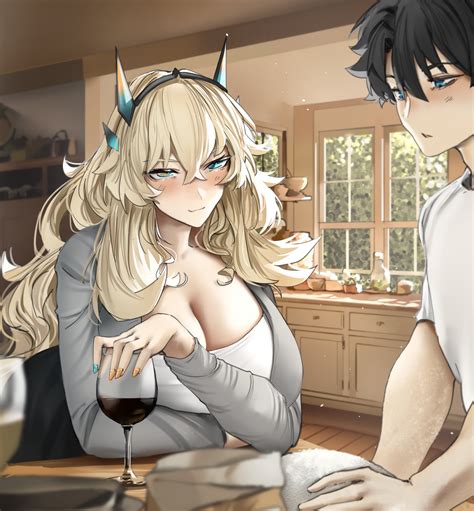 Fujimaru Ritsuka And Barghest Fate And 1 More Drawn By Obazzotto