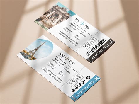 Discover 21 Editable Printables And Boarding Pass Template Ideas On