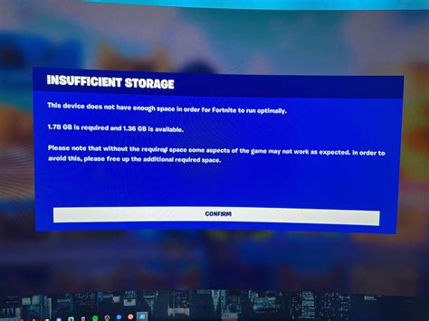 Fortnite Insufficient Storage R Fortnite