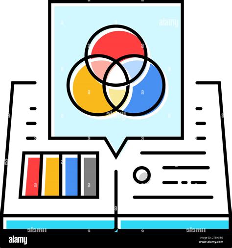 Style Guides Technical Writer Color Icon Vector Illustration Stock