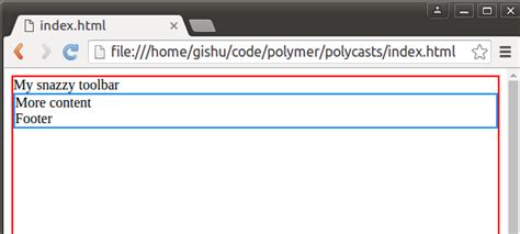 polymer why doesn t the fullbleed layout attribute work in this