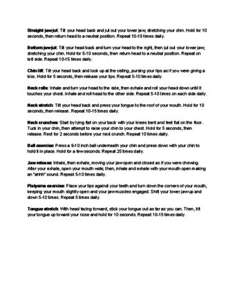 4 Ways To Reduce Chin Fat WikiHow Fitness