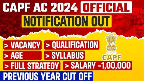 Upsc Capf Ac Recruitment 2024 For Assistant Commandant 506 Posts 🔵 Official Website