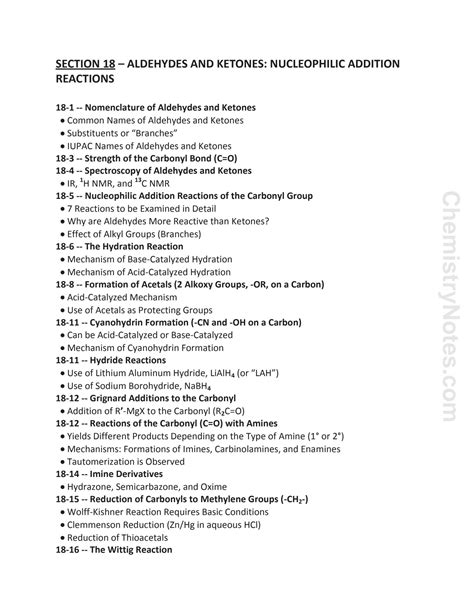 Solution Pasadena City College Nomenclature Of Aldehydes And Ketones ‚ Common Names Of